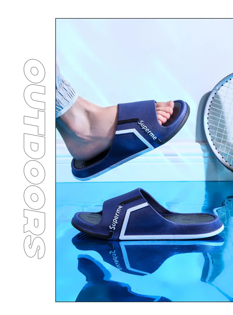 Black Sliders Slippers - Durable, Comfortable, Fashionable