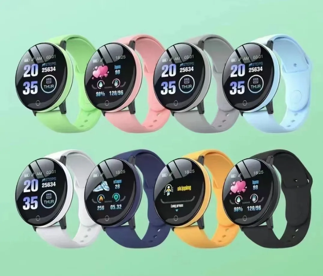 Oem D18 Smart Watch Macaron Colours Rohs Smart Bracelet Activity Sport ...