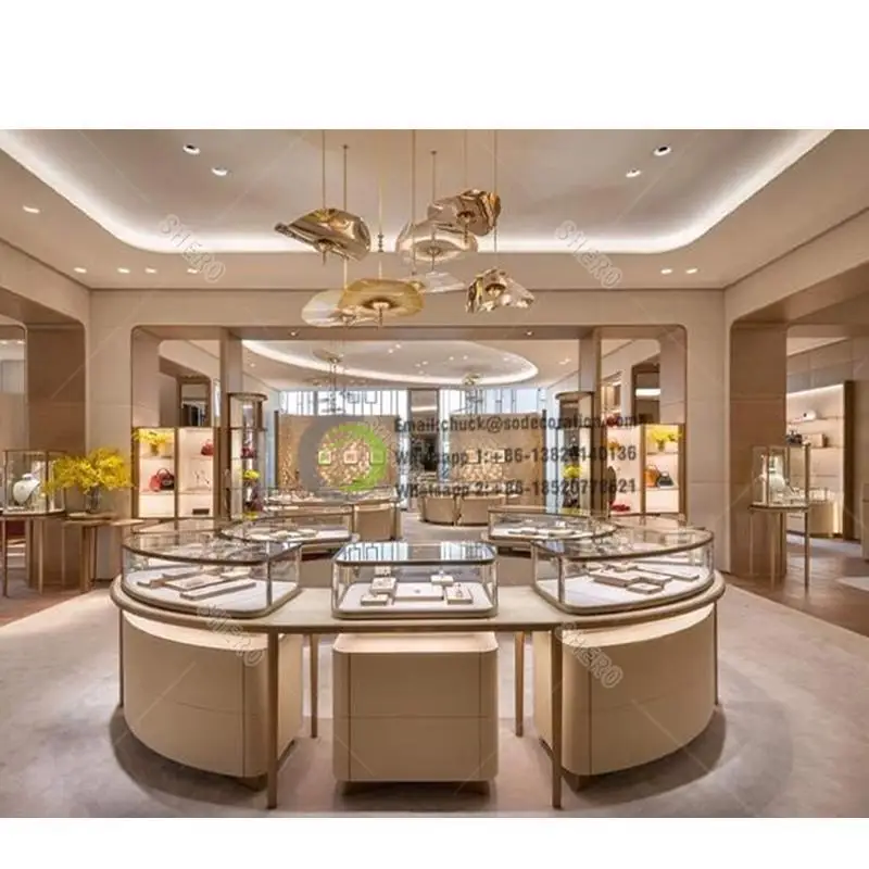 High Quality Modern Glass Watch Kiosk Display Showcase Cabinet Display ...
