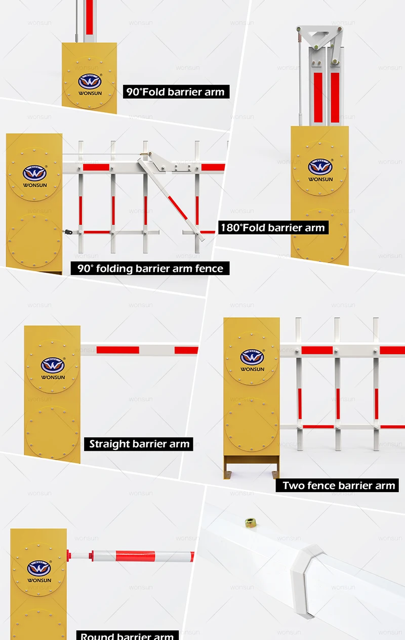 Explosion-Proof Safety Parking Barrier with DC Brushless Motor and Anti ...