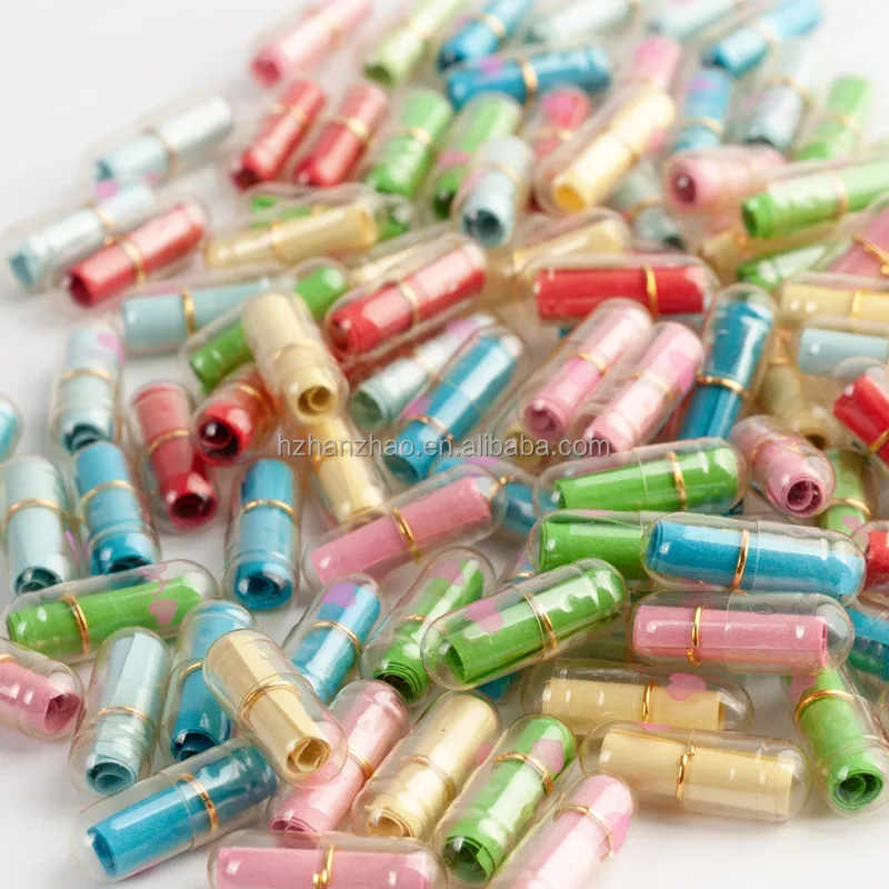 Custom Love Messages In A Bottle Gift Pre-written Love Capsules Letters ...