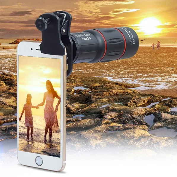 Mobile Telephoto Lens Kit 5 In 1 Cell Phone Camera Lens 18x Zoom ...