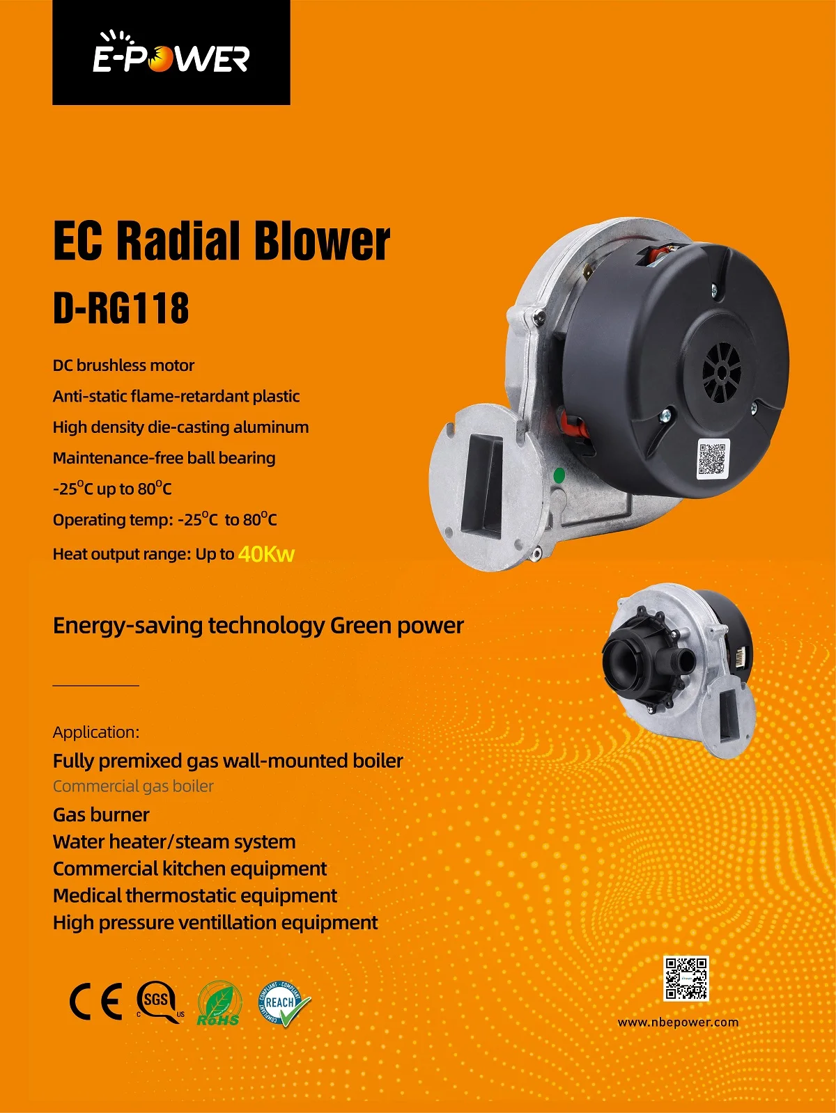 230v Brushless Air Blower For Extraction System Ep118 - Buy Fan Blower ...