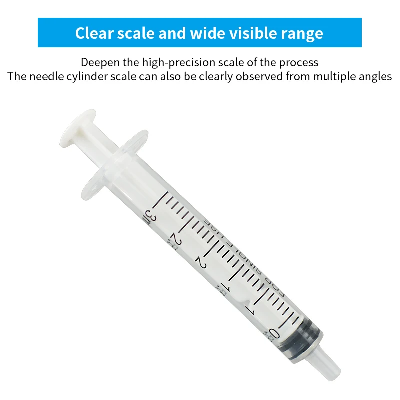 3ml Straight Mouth Dispensing Disposable Syringe Dispensing Syringe ...