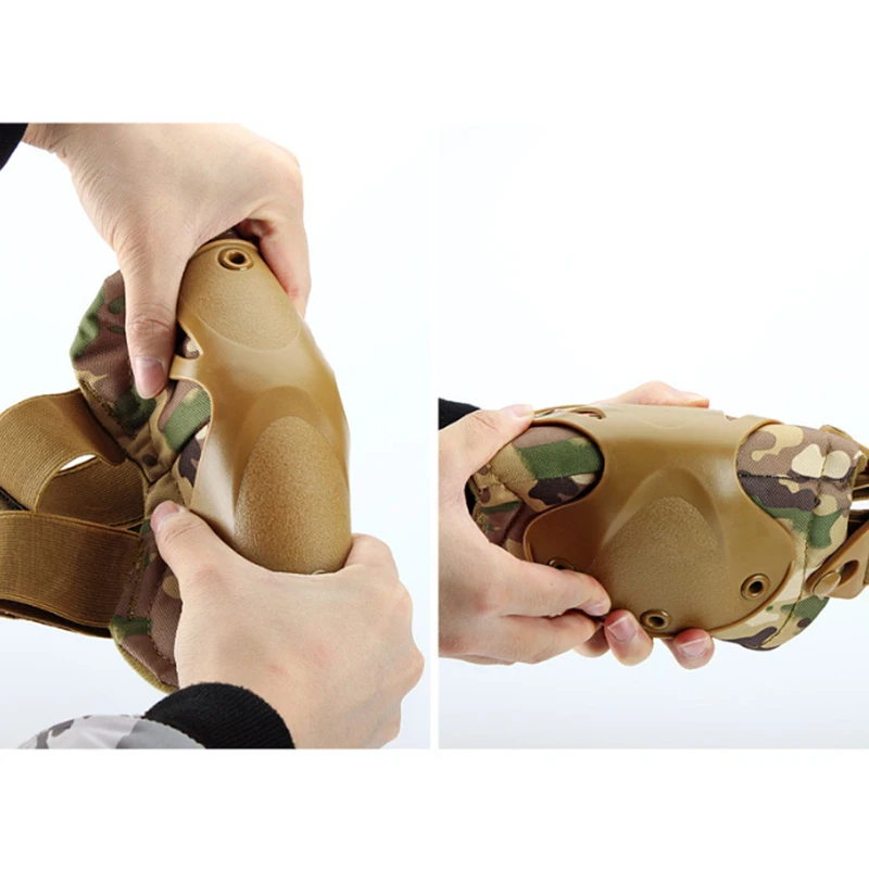 Outdoor Training Game Knee And Elbow Pads Four Piece Tactical ...