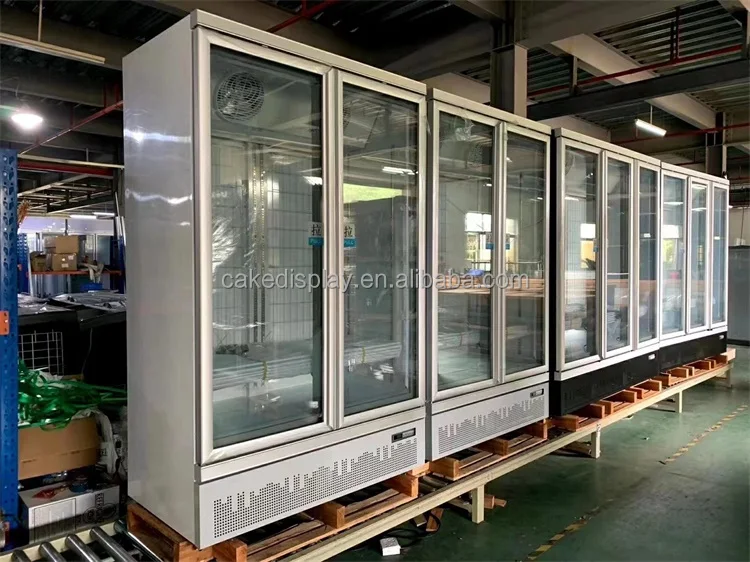 3 Glass Doors Frozen Food Vertical Showcase - Snowland Freezer