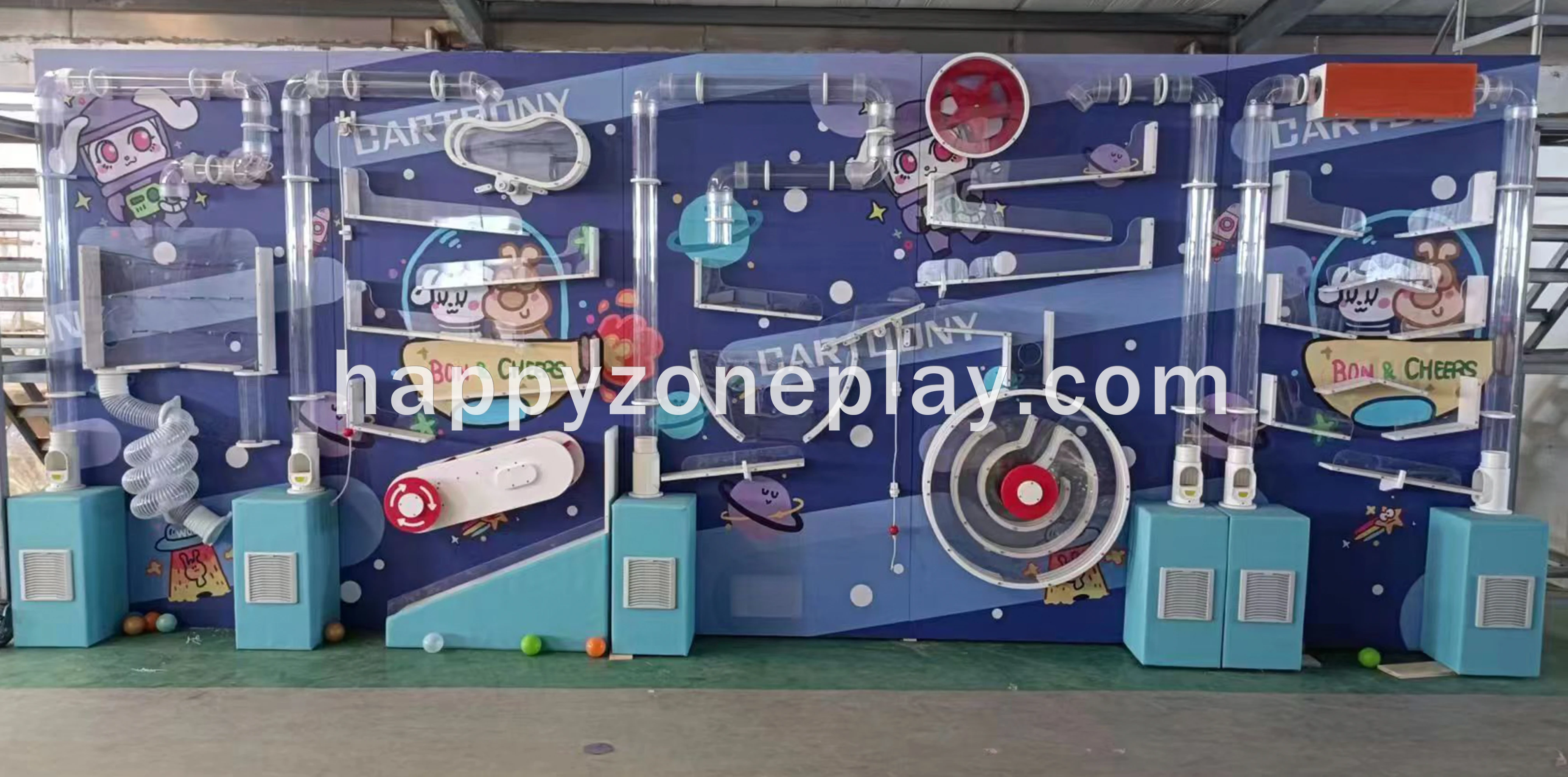 Interactive Wall Ball Panels - Educational Fun for Kids