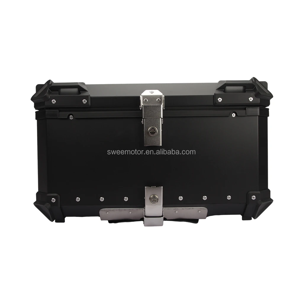 80L Aluminium Motorcycle Tail Boxes - Durable & Waterproof