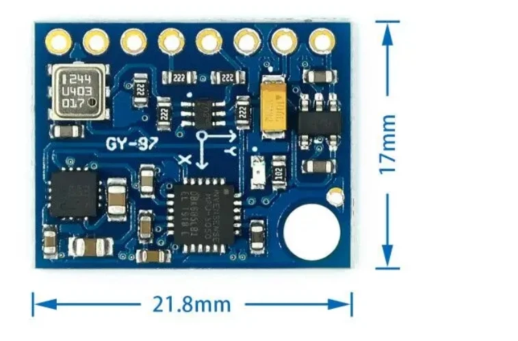 Gy-87 10dof Module Mpu6050 Hmc5883l Bmp180 Gy87 Sensor Module 3v-5v Gy87 For Arduino Power High ...