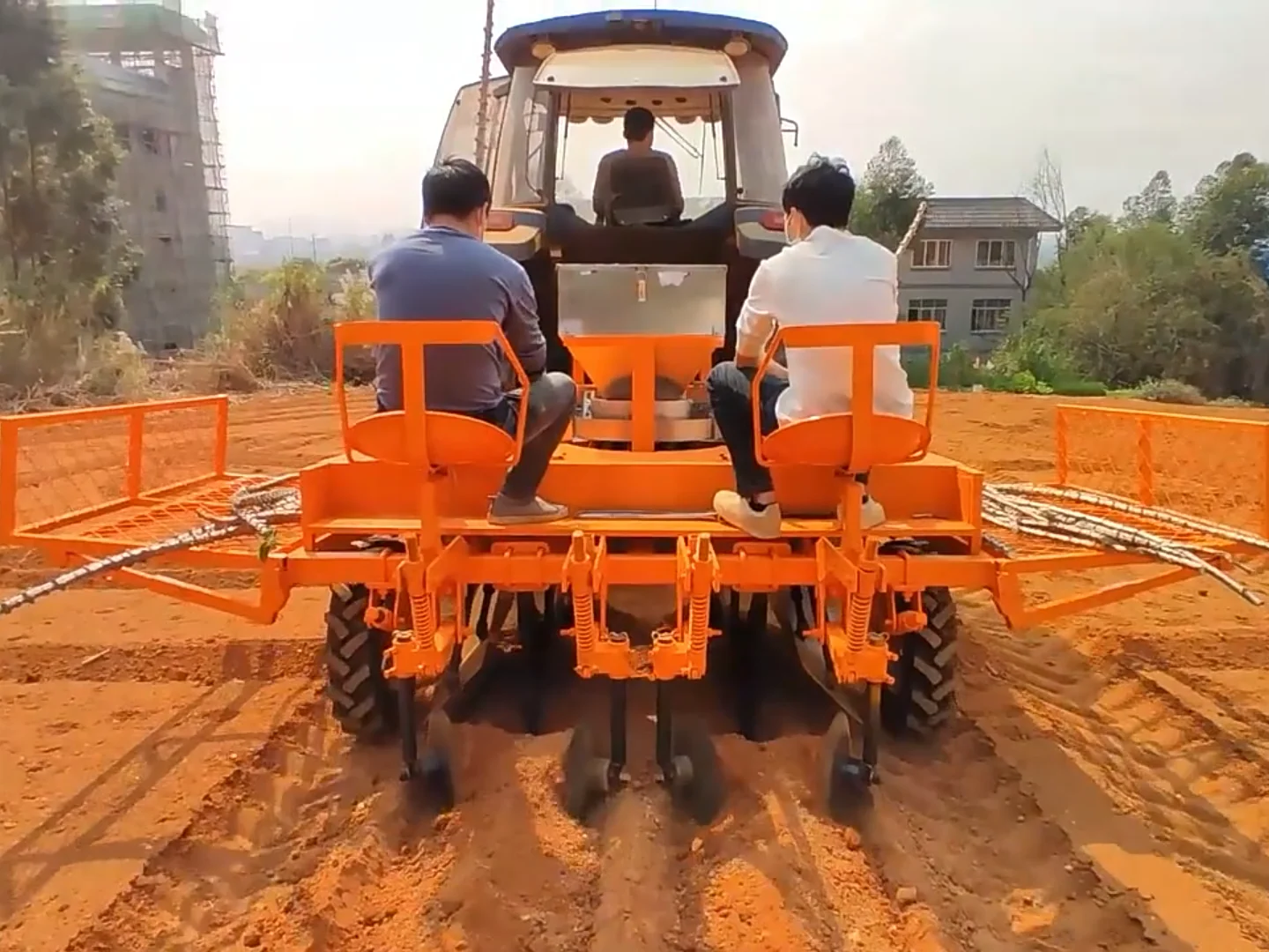 2024 Mounted Farm Tractor Cassava Planter Tapioca Mandioca Yuca Seeder ...