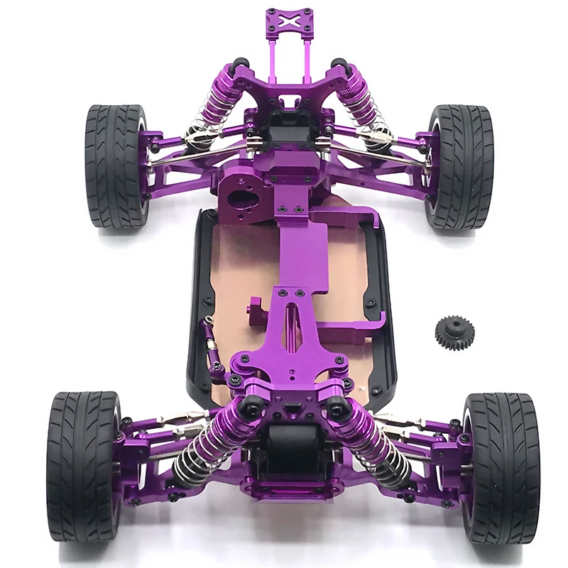 Upgraded CNC Metal Aluminum Chassis for Wltoys RC Cars