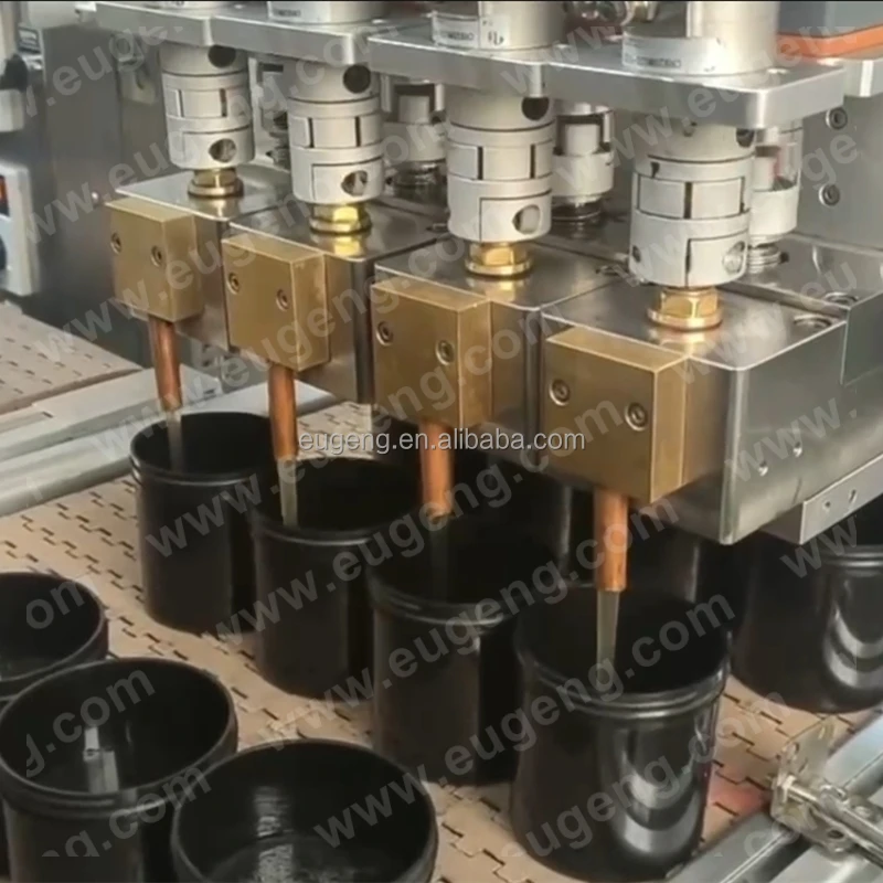 4 Nozzles Hair Wax Filling Cooling Machine Hair Pomade Hot Filling ...