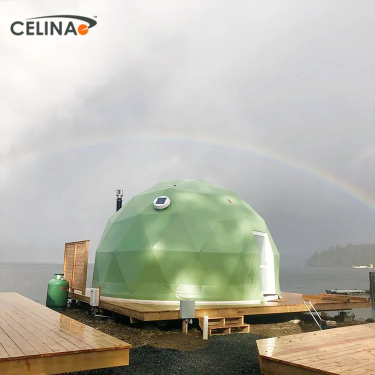 Soundproof Dome Tent - Double-Coated PVC Fabric Geodesic Dome