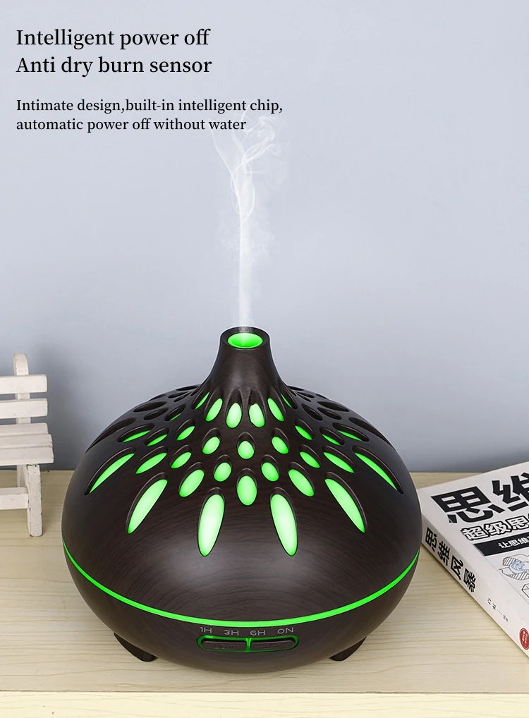 Custom Logo Humificador De Aroma 500ml Portable Ultrasonic Electric ...