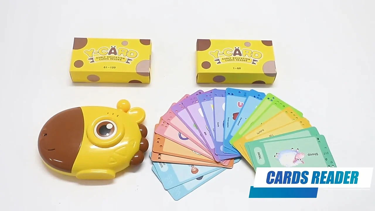Baby Preschool Educational Toy English Word Reader Y Card Inserter Kids ...