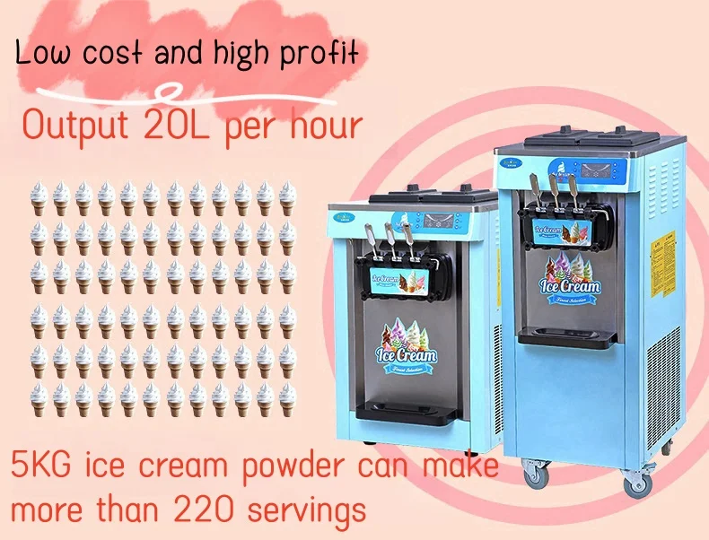 Commercial Ice Cream Machinevarious Specificationsvoltage ...