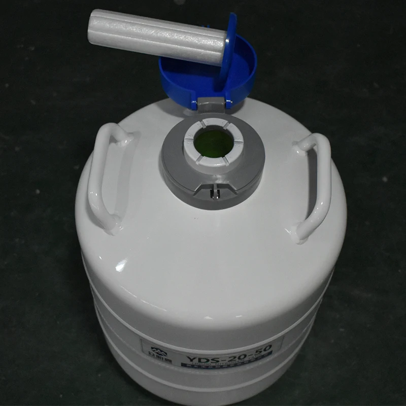 YDS-20-80 Liquid Nitrogen Container Cryo Bio Sample Tank with 80mm ...