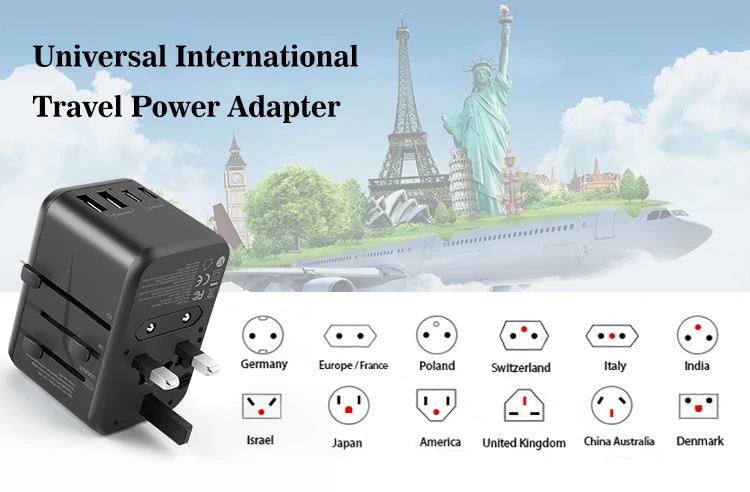 Worldplug International Adaptor Charger Fast Charging Electrical Socket ...