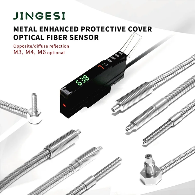 M6 Optical Fiber Sensor - Buy Metal Enhanced Protective Cover Optical ...