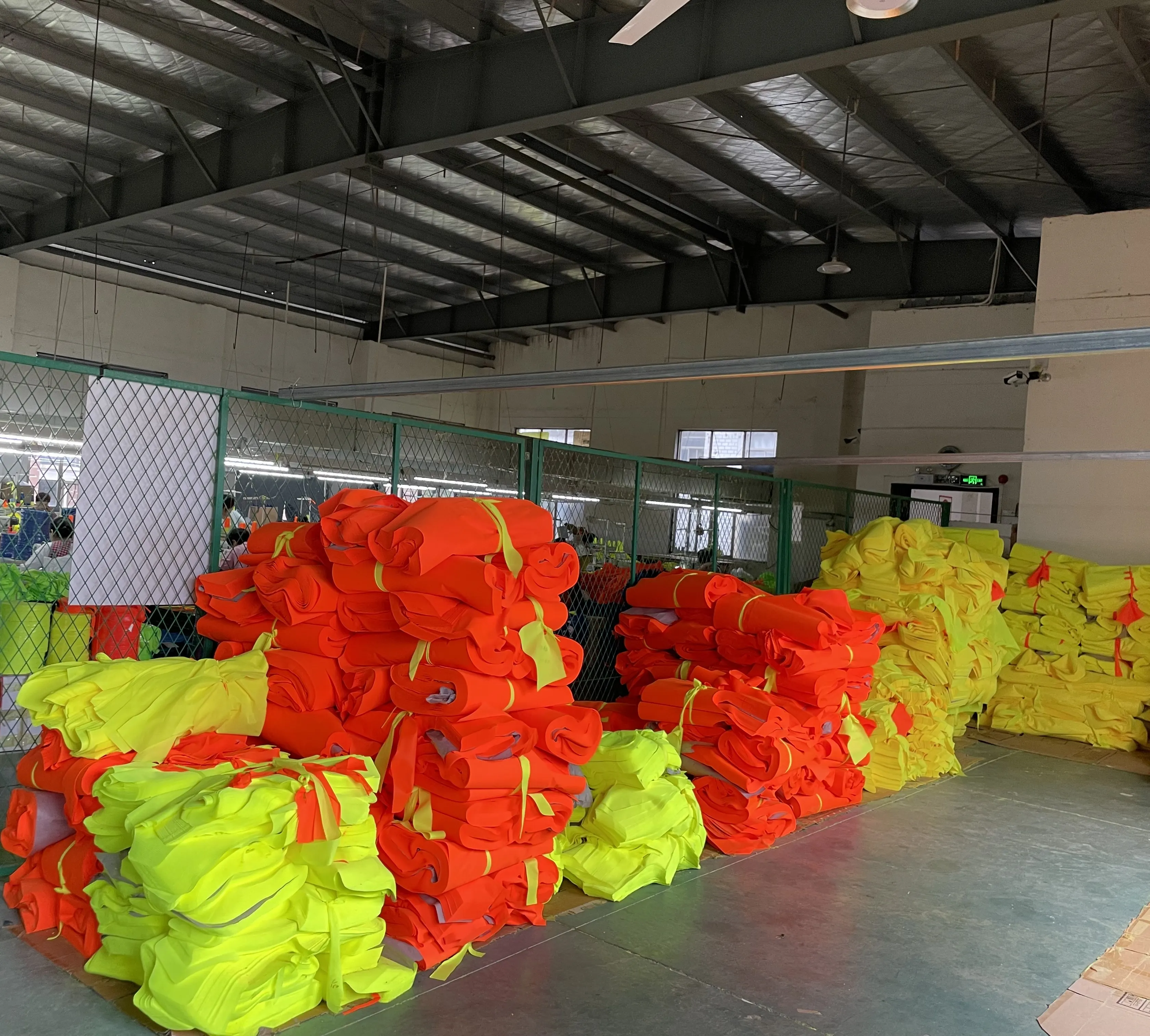 Ceansi Certificate Class 2 Reflective High Visibility Id Pocket Road Construction Safety Vest 