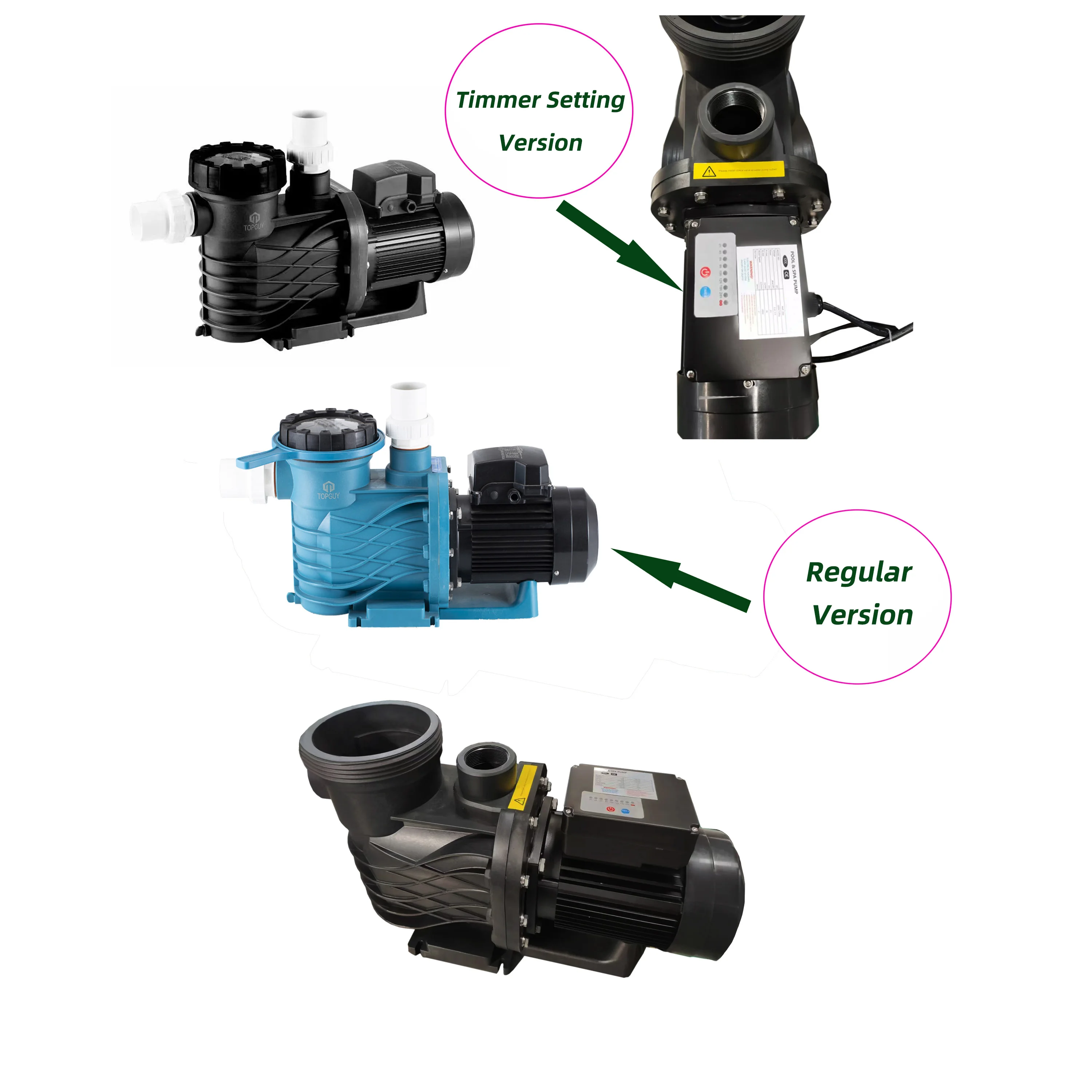Circulation System Centrifugal Pumps AKP 220V 2.0HP 50HZ for Swimming ...