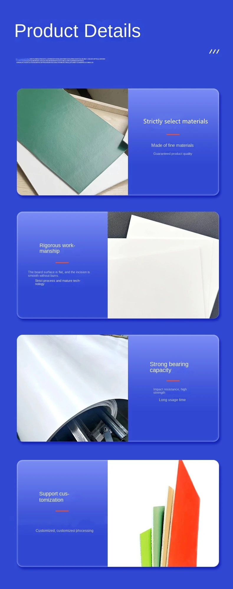 Customized Frp Plate Fiberglass Sheet Anti-aging Frp Flat Sheet Panel ...