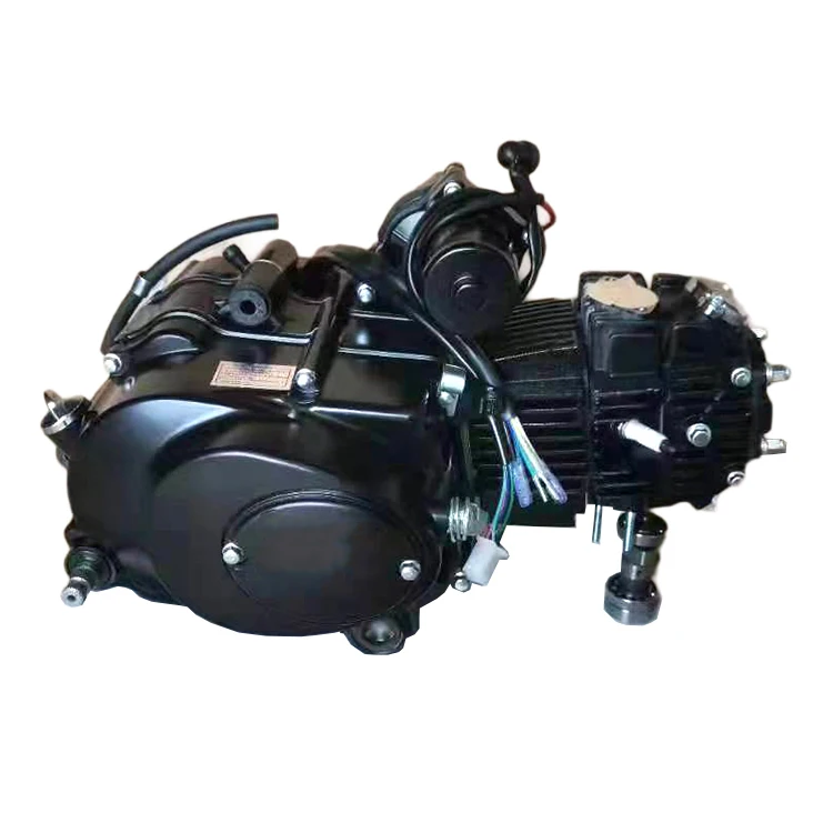 110cc 4-Speed Electric Kick Start Engine Motor Kit Pit Dirt Bike 428 ...