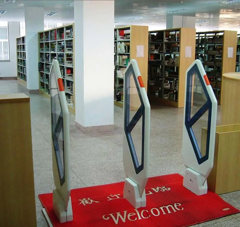 Library Security Alarm System Eas Detection Antenna Acrylic Scanner Door Book Shop Anti Theft ...