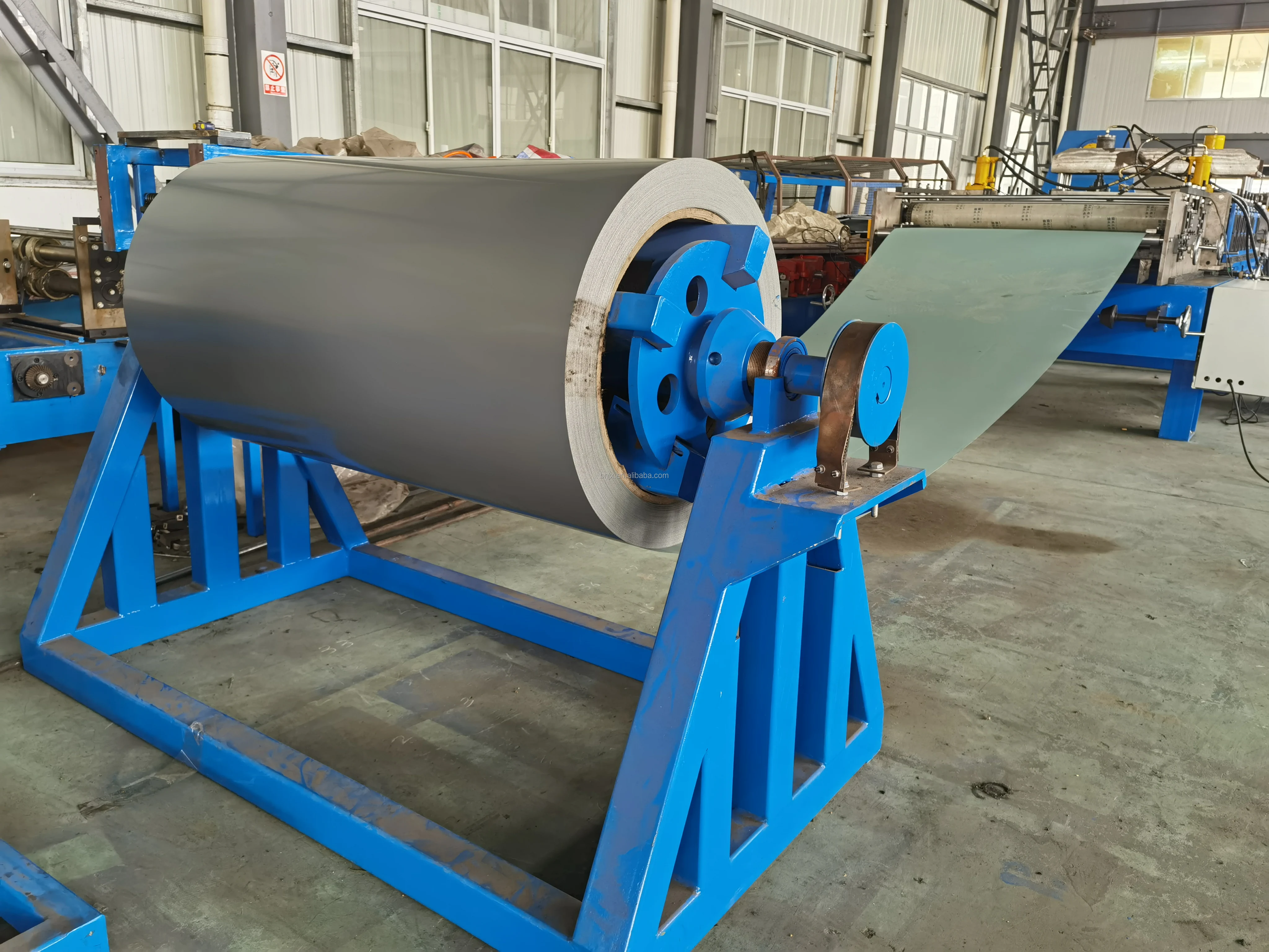 5Ton Color Steel Coils Manual Decoiler Machine, Sheet Metal Decoiler ...