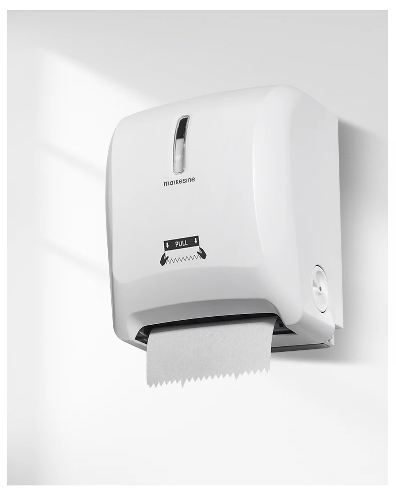 Hand Tissue Dispenser Wall Mounted Jumbo Roll Automatic Cut Paper Towel ...