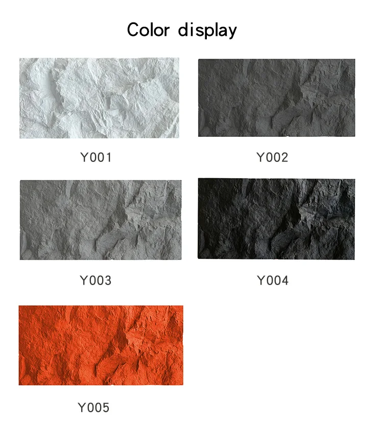 Advanced Faxu Stone Wall Panel Interior Exterior Wall Decoration PU ...