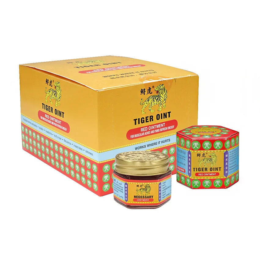 Red White Tiger Oil - Pain Relief Ointment by Qiao Fusheng