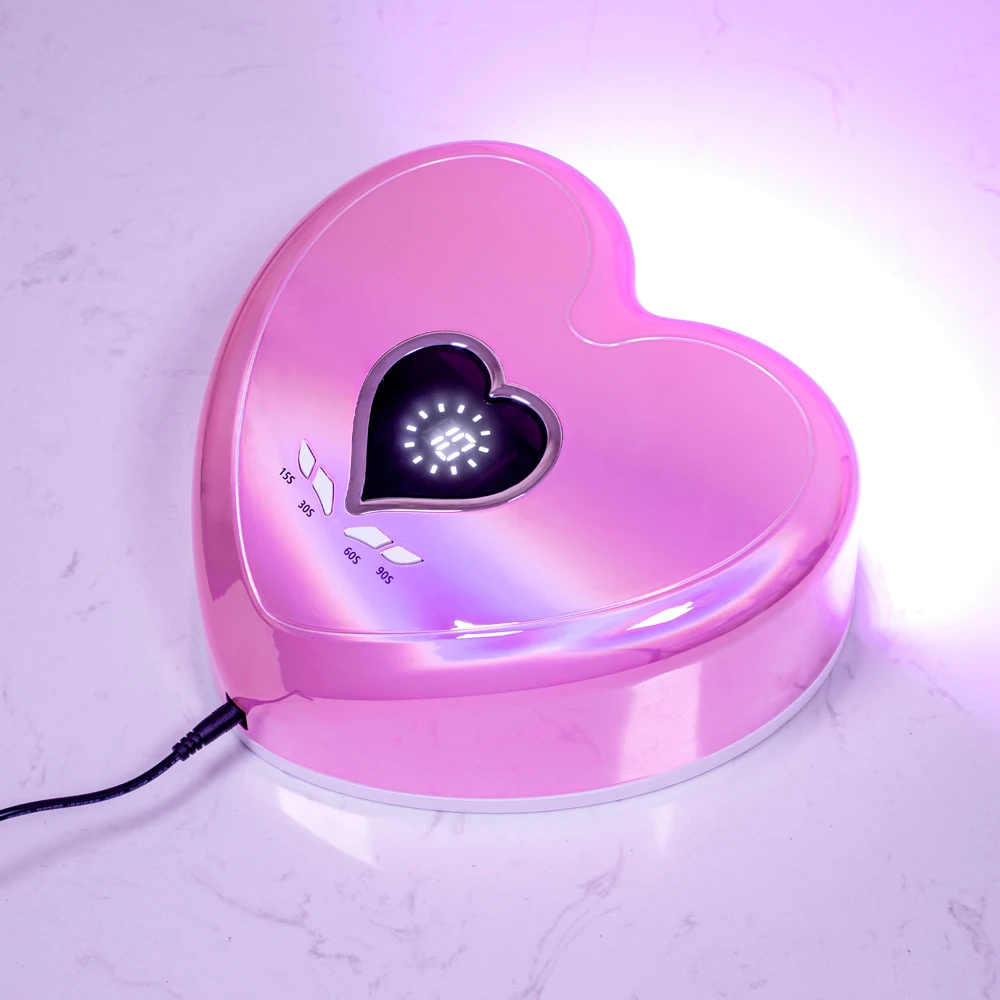Professional Heart-shape Screen Elegant Design Pro Cure Uv-led Nail ...