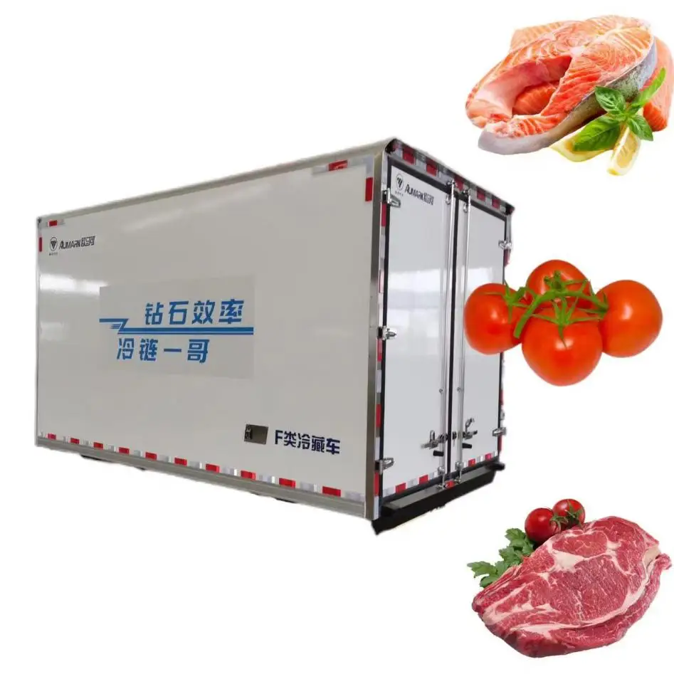 Refrigerated Truck Body With Insulated Cargo Box Panels For Dongfeng ...
