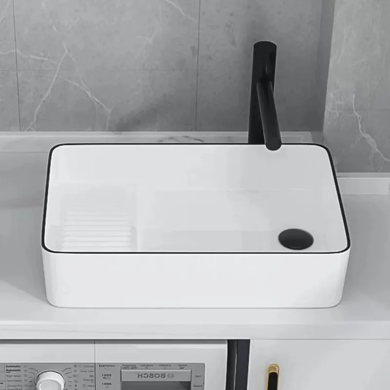 Small Balcony Wash Basin White Wash Basin Manufacturer Ceramic Counter ...