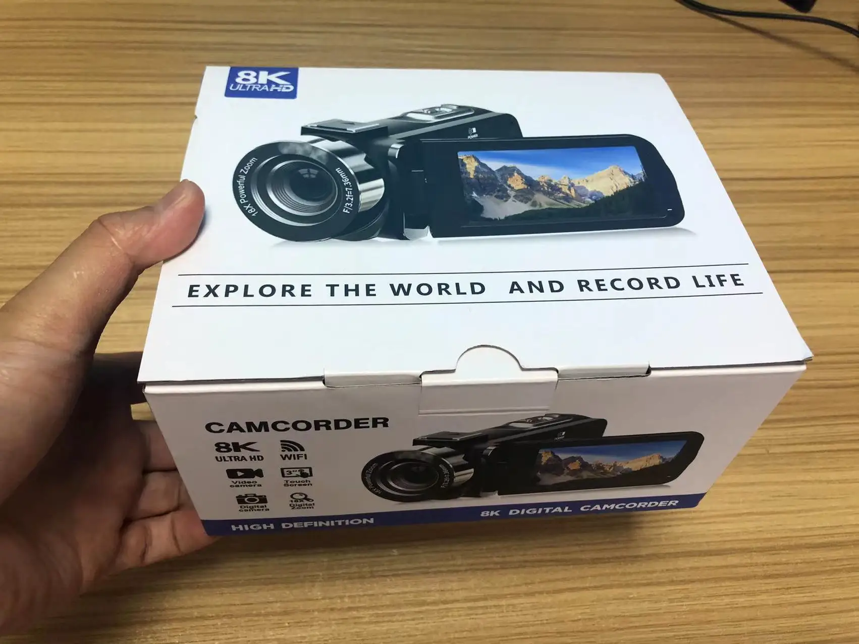 8k Professional Camcorder Wifi Digital Video Camera For Youtube ...