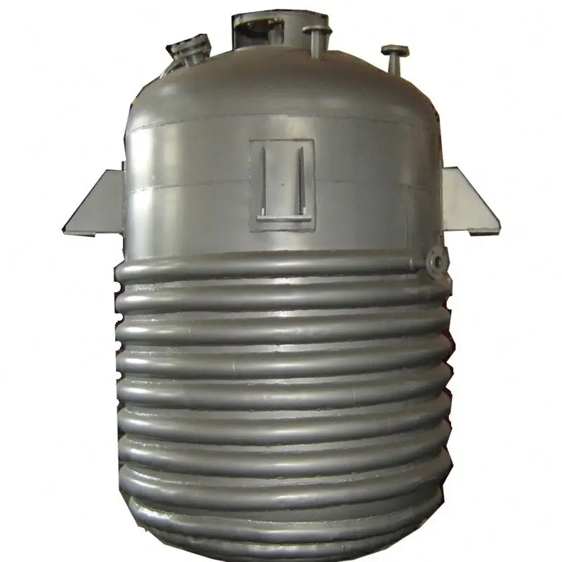 1500l Internal Coil Reactor Agitator/jacket Heating Resin Reactor ...