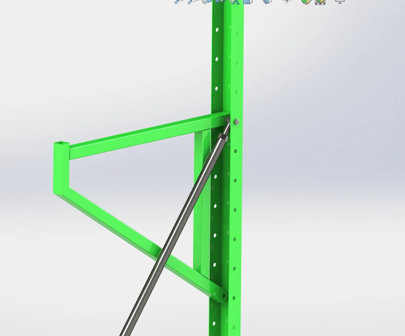 Galvanized Steel ICF Bracing System for Concrete Walls - Adjustable ...