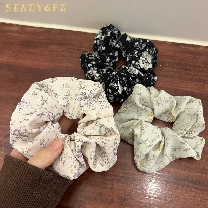 Wholesale Yukii Floral Hair Scrunchies - Adjustable & Stylish