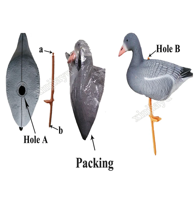 Rongde Plastic EVA Custom Folding Goose Silhouette Decoys
