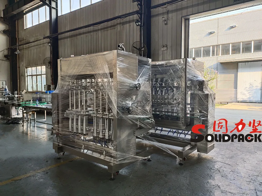 Solidpack Lube Oil Liquid Detergent Bottle Feeding Machine Auto ...