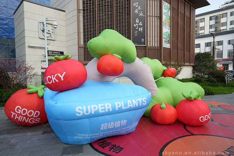 Customized Inflatable Plant Potted Model /plant Advertising Model ...