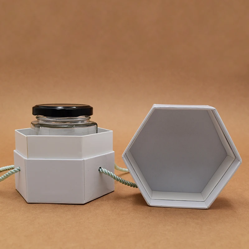 Custom Logo Printing Honey Jar & Bottle Gift Cardboard Package