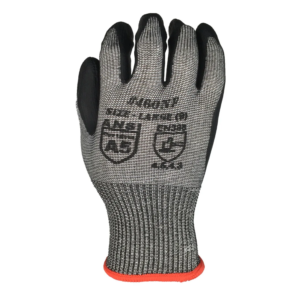 ANSI A5 Cut Resistant Gloves - Micro Foam Nitrile Coated