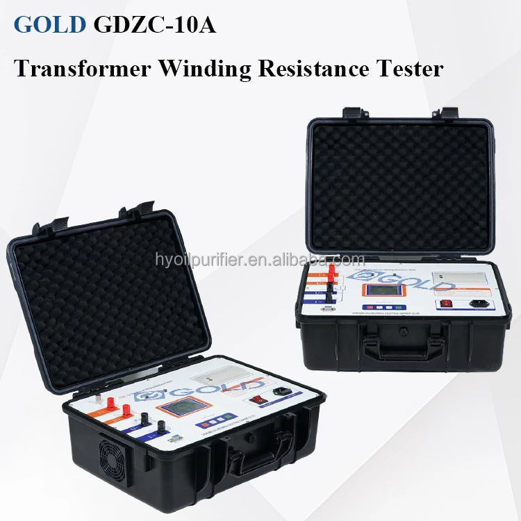 High Accuracy Transformer DC Winding Coil Resistance Tester