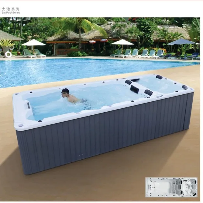Backyard Cheap Freestanding Bathtub Swimming Pool Spa Hydro Spa Pool ...