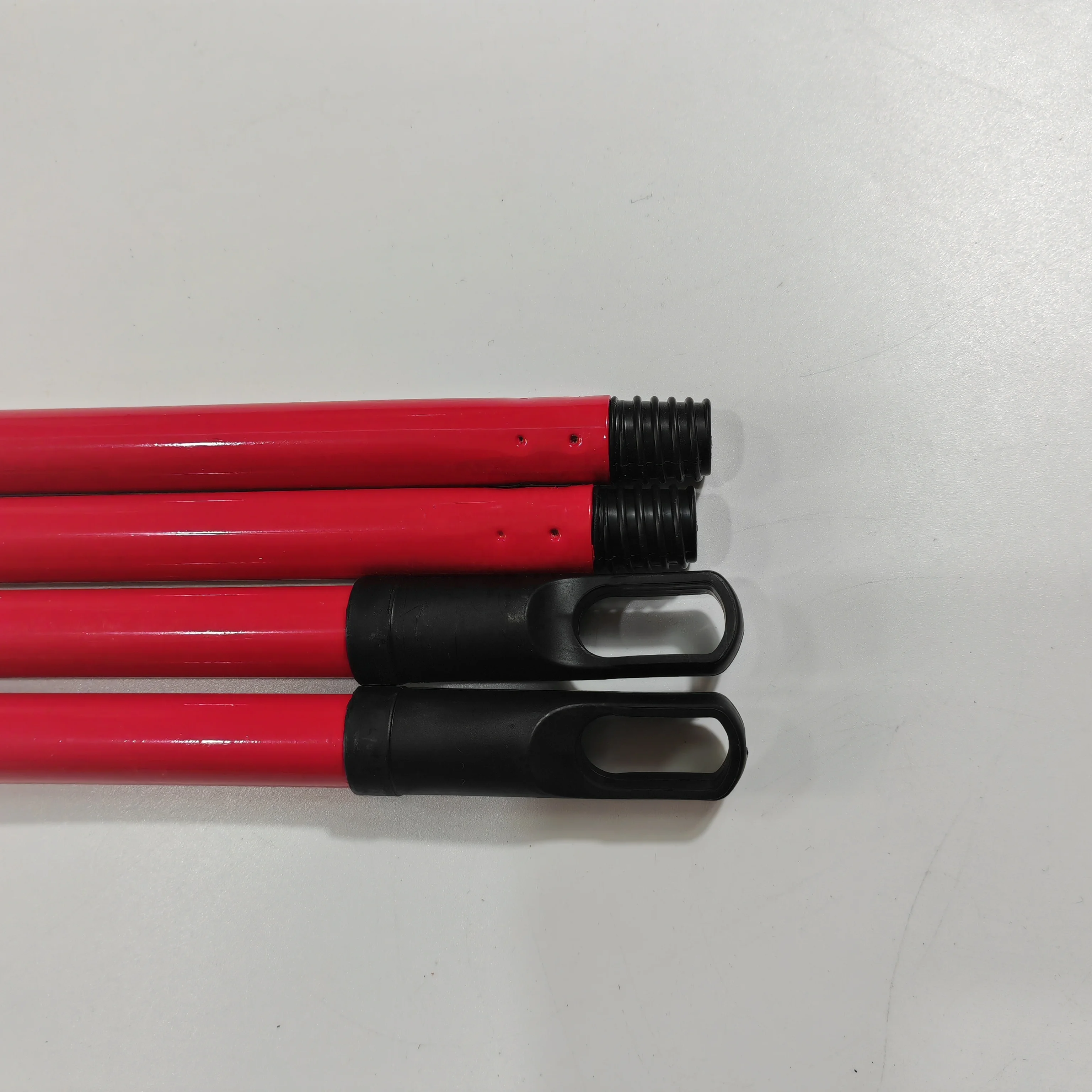 Coating Red Iron Broom Stick Broom Handle Italian Thread With Colorful ...