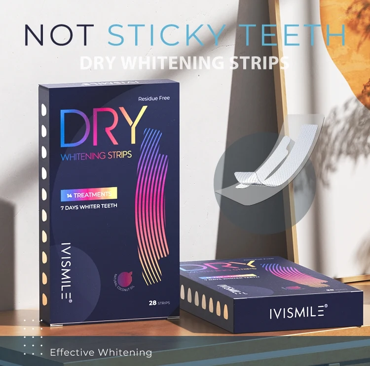 Wholesale Professional Whitening Tooth Dry Private Label White Strips