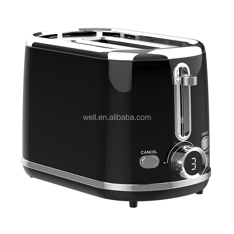 229221 Automatic 900w Digital 2 Slices Toaster - Buy 2 Slices Toaster ...