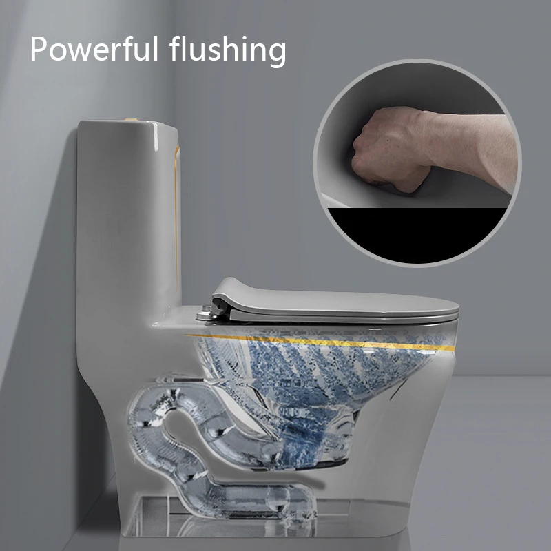 Modern Sanitary Ware Color Water Closet Siphonic Ceramic Commode Toilet ...